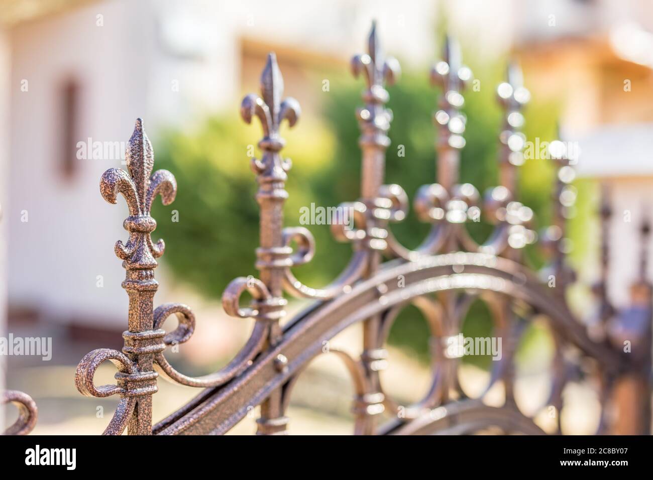 Gothic metal fence hi-res stock photography and images - Alamy