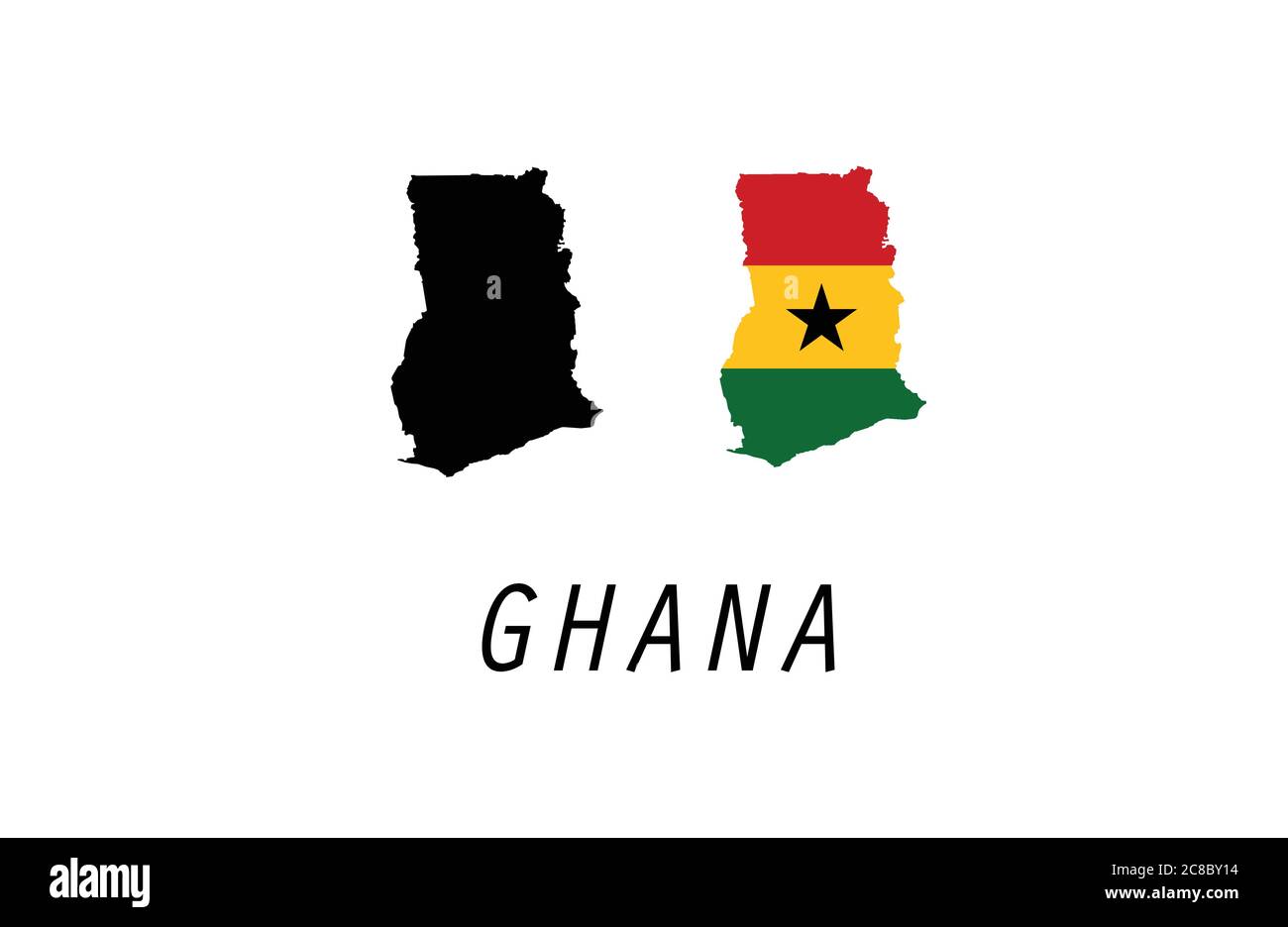 Guinea map pin Cut Out Stock Images & Pictures - Alamy