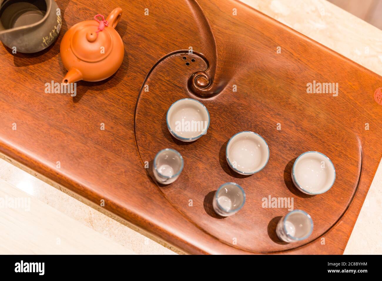 Chinese tea ceremony concept. Zen concept, asian tea, top view Stock ...