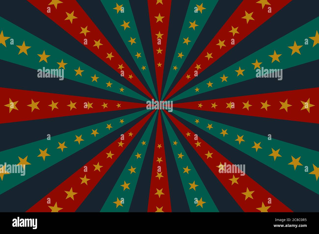 Circus background, abstract pattern with rays and stars, banner element ...