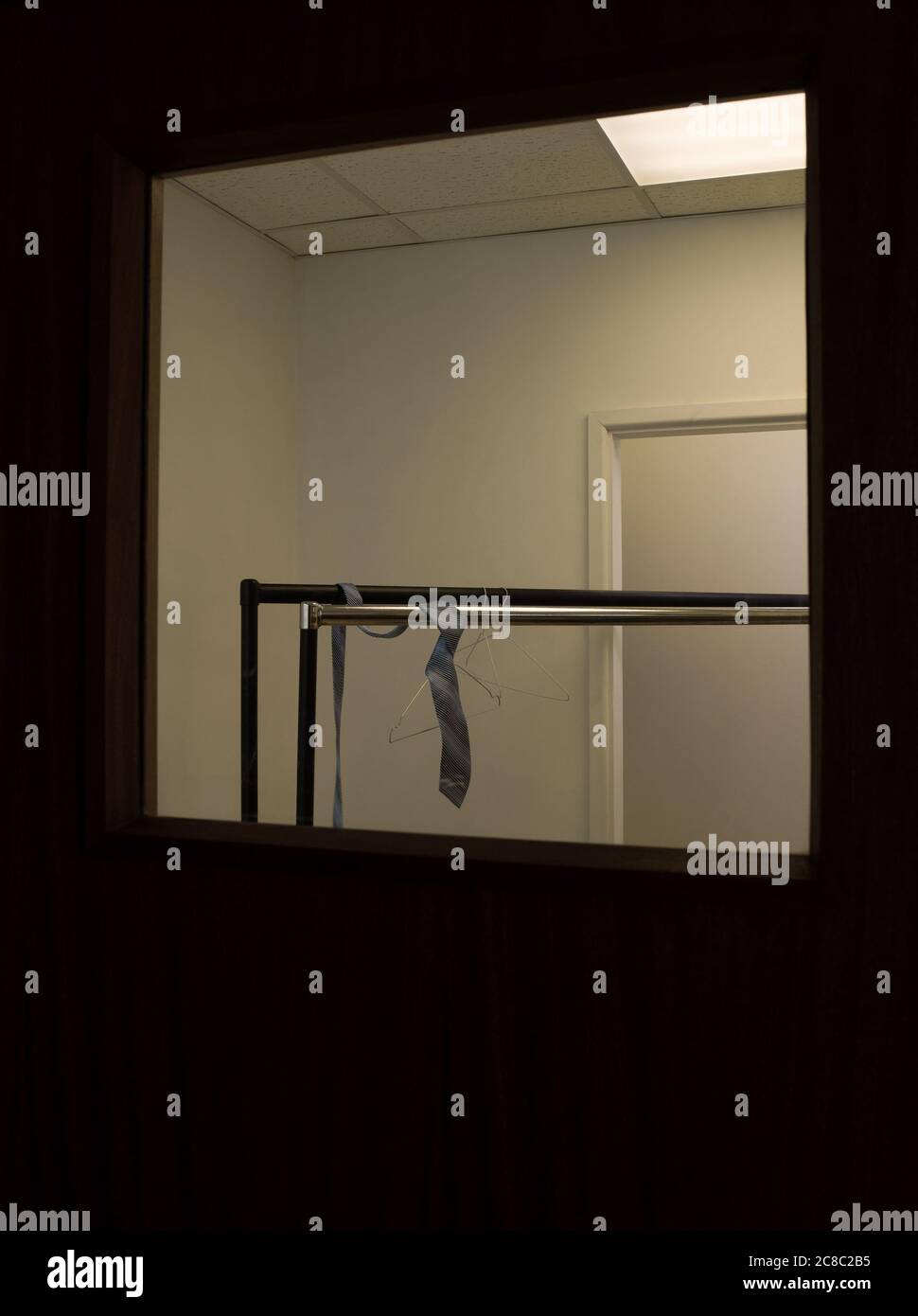 Hanging Tangled in Office Stock Photo - Alamy