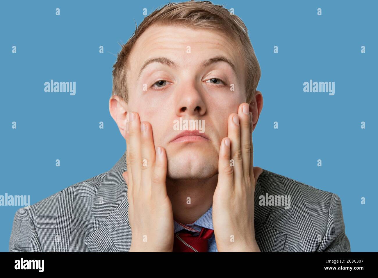 Dull man in suit hi-res stock photography and images - Alamy