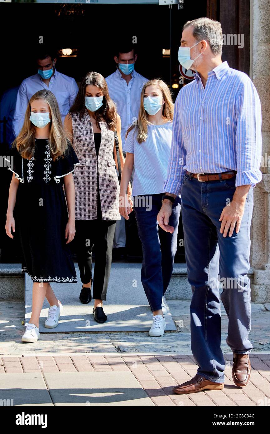 Merida, Extremadura, Spain. 23rd July, 2020. King Felipe VI of Spain ...