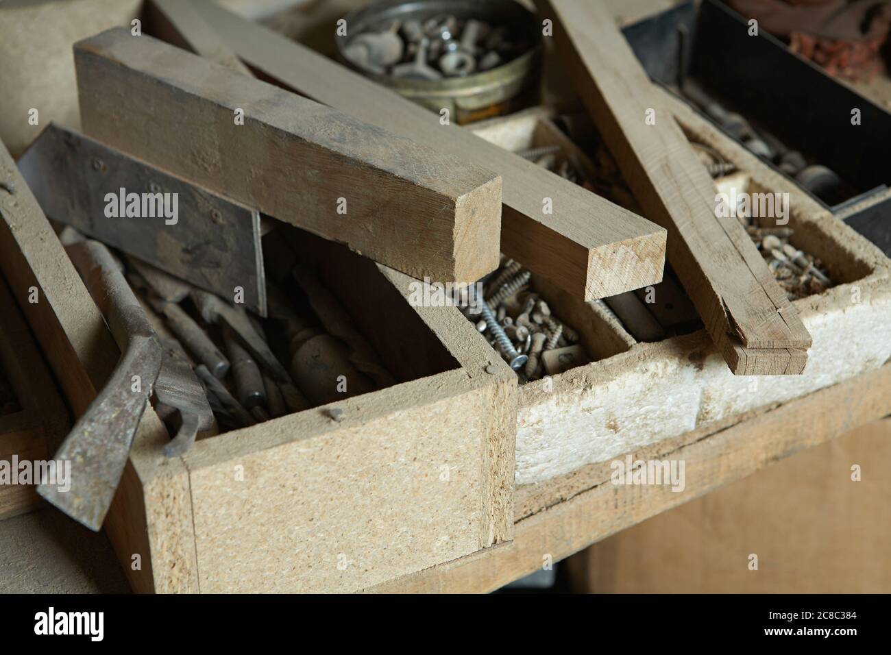 Tool and Fastener Boxes Stock Photo - Alamy