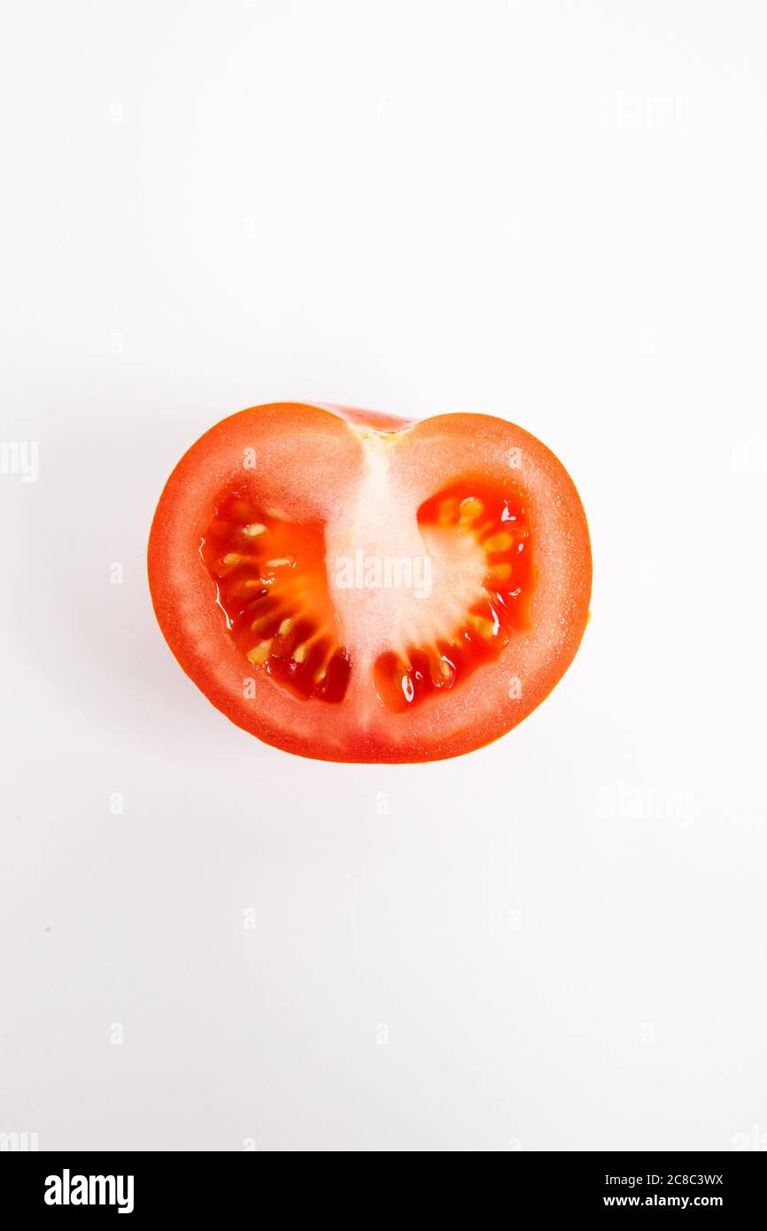 Slice of tomato Stock Photo - Alamy