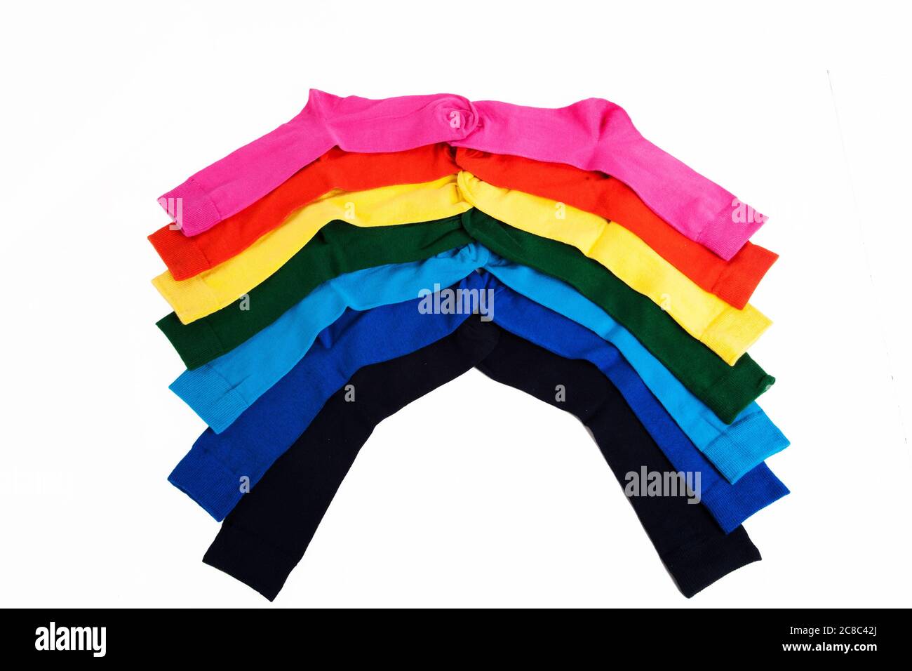 Rainbow socks hi-res stock photography and images - Alamy