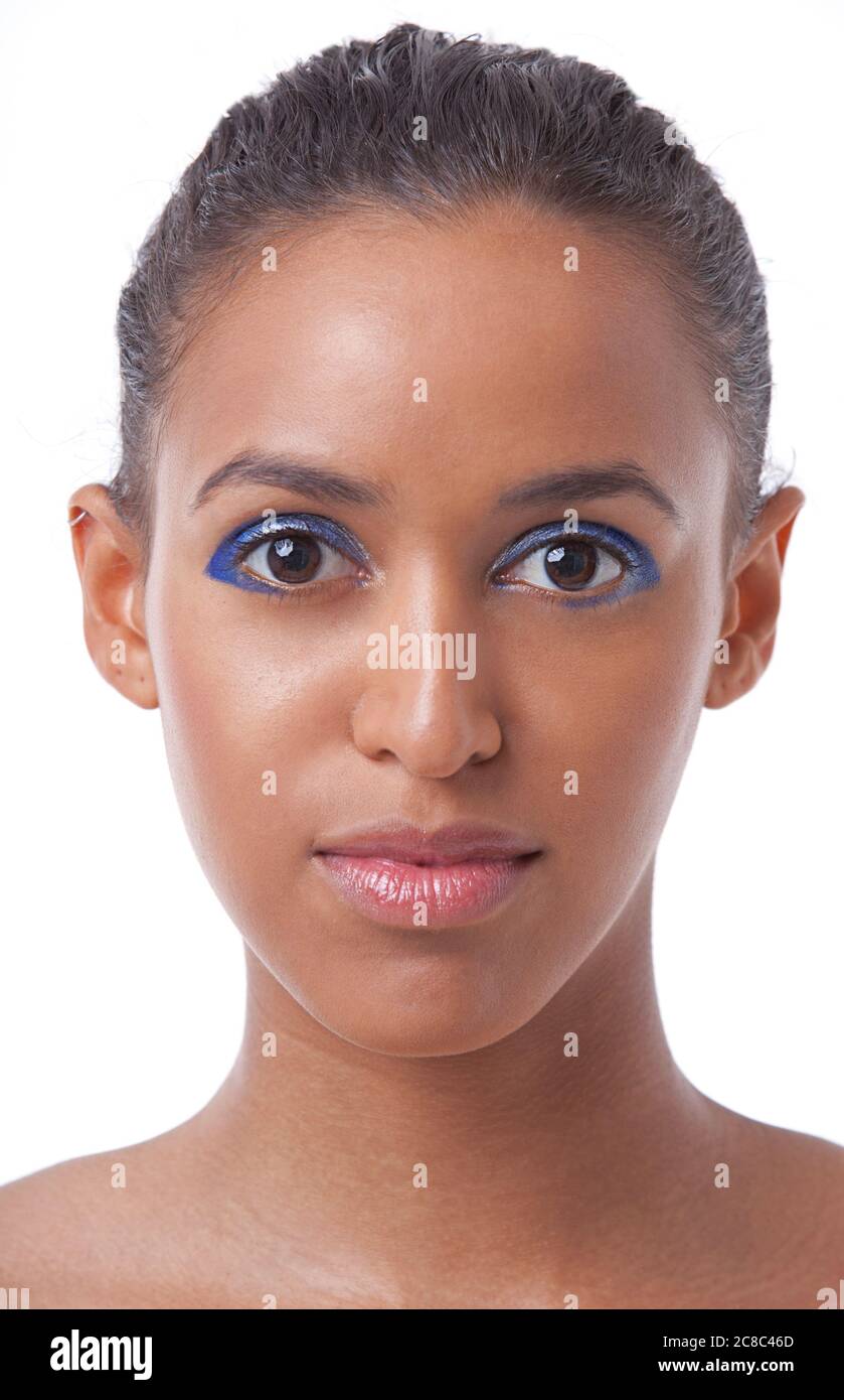 Black Female Portrait Stock Photo - Alamy