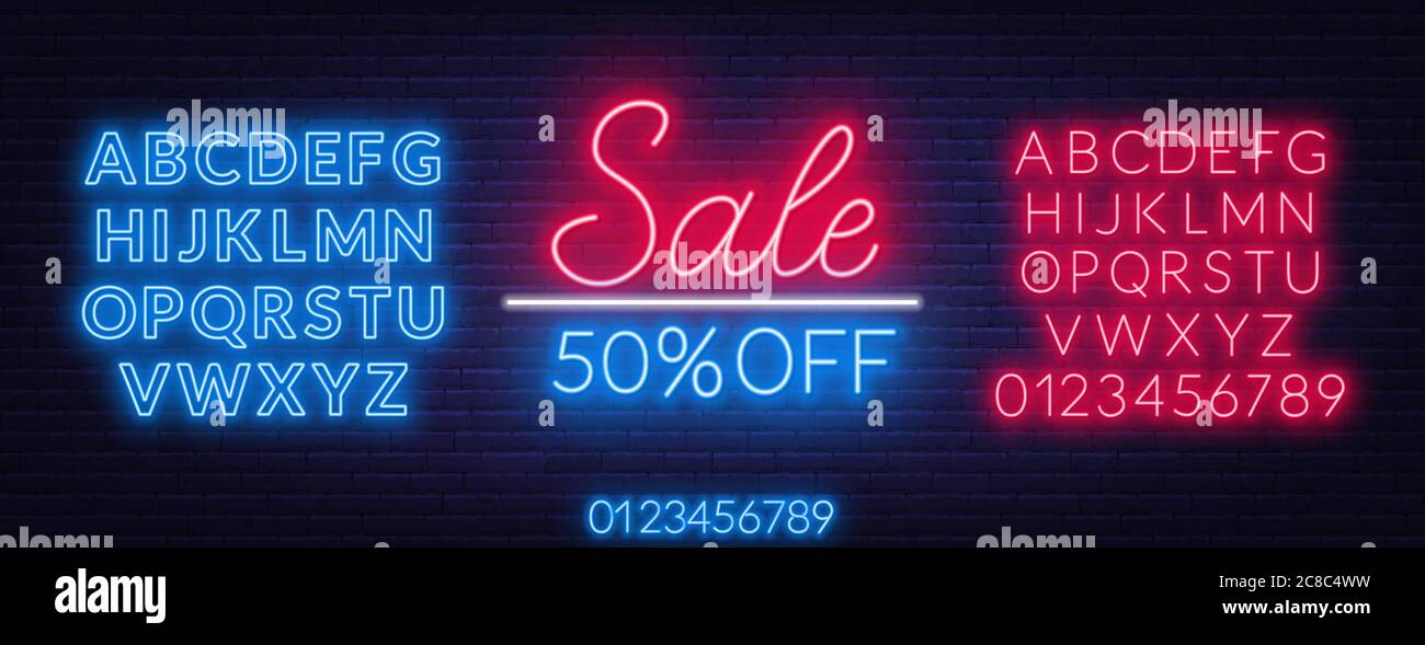 Shop fonts Stock Vector Images - Alamy