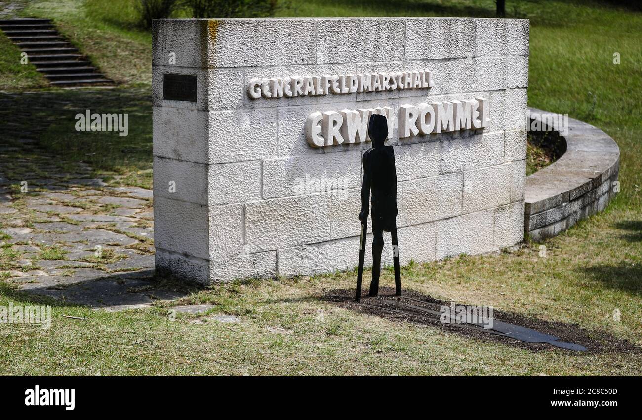 Heidenheim An Der Brenz, Germany. 23rd July, 2020. A new sculpture of a ...