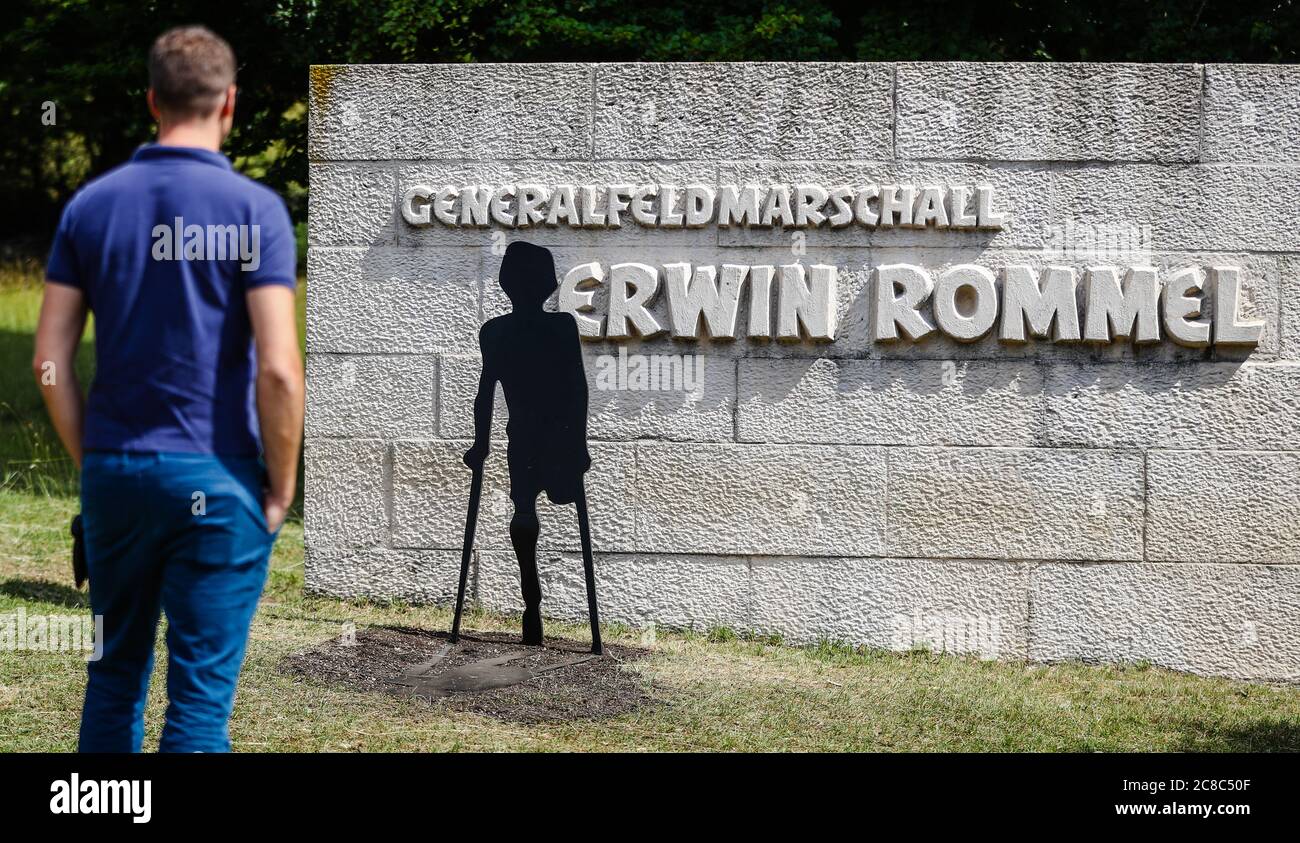 Heidenheim An Der Brenz, Germany. 23rd July, 2020. A man looks at a new ...