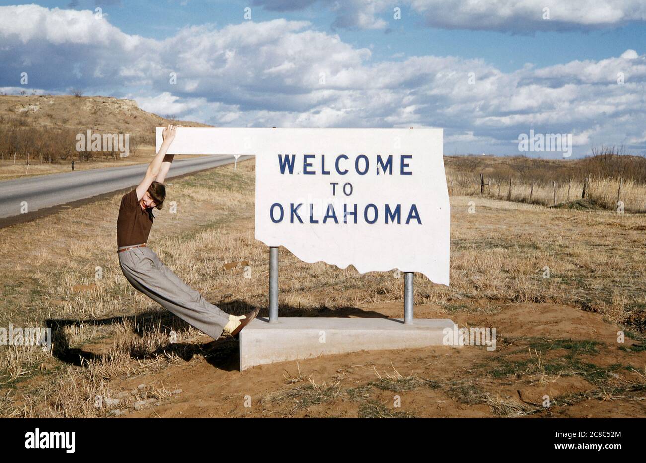 Welcome to oklahoma sign usa hi-res stock photography and images - Alamy