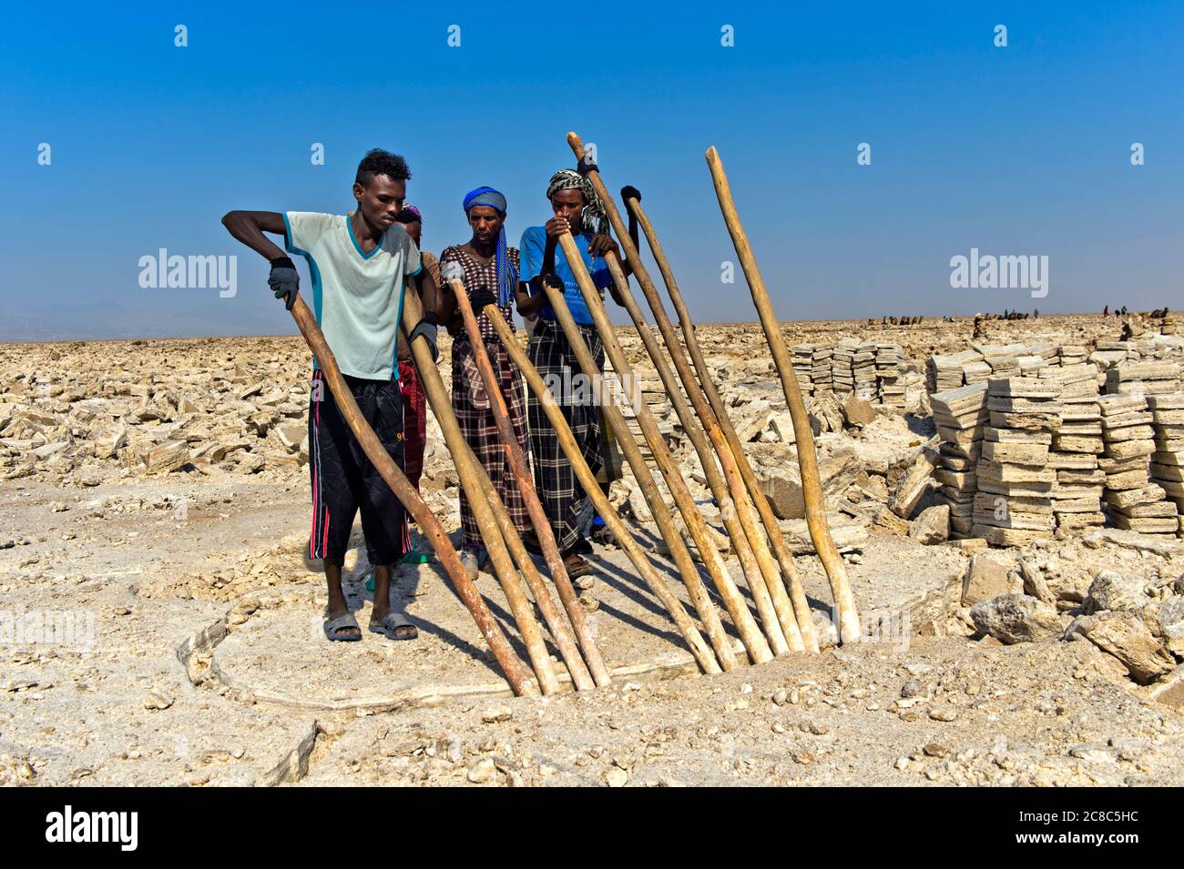 Afar region salt production hi-res stock photography and images - Alamy