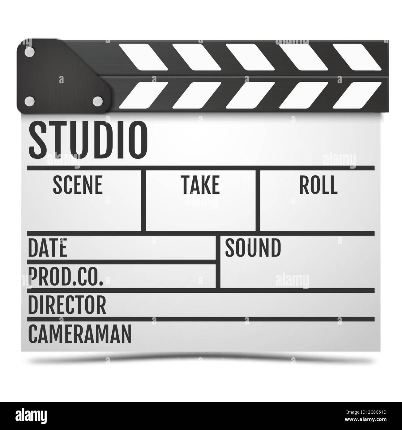 Clapboard vector Stock Vector Images - Alamy