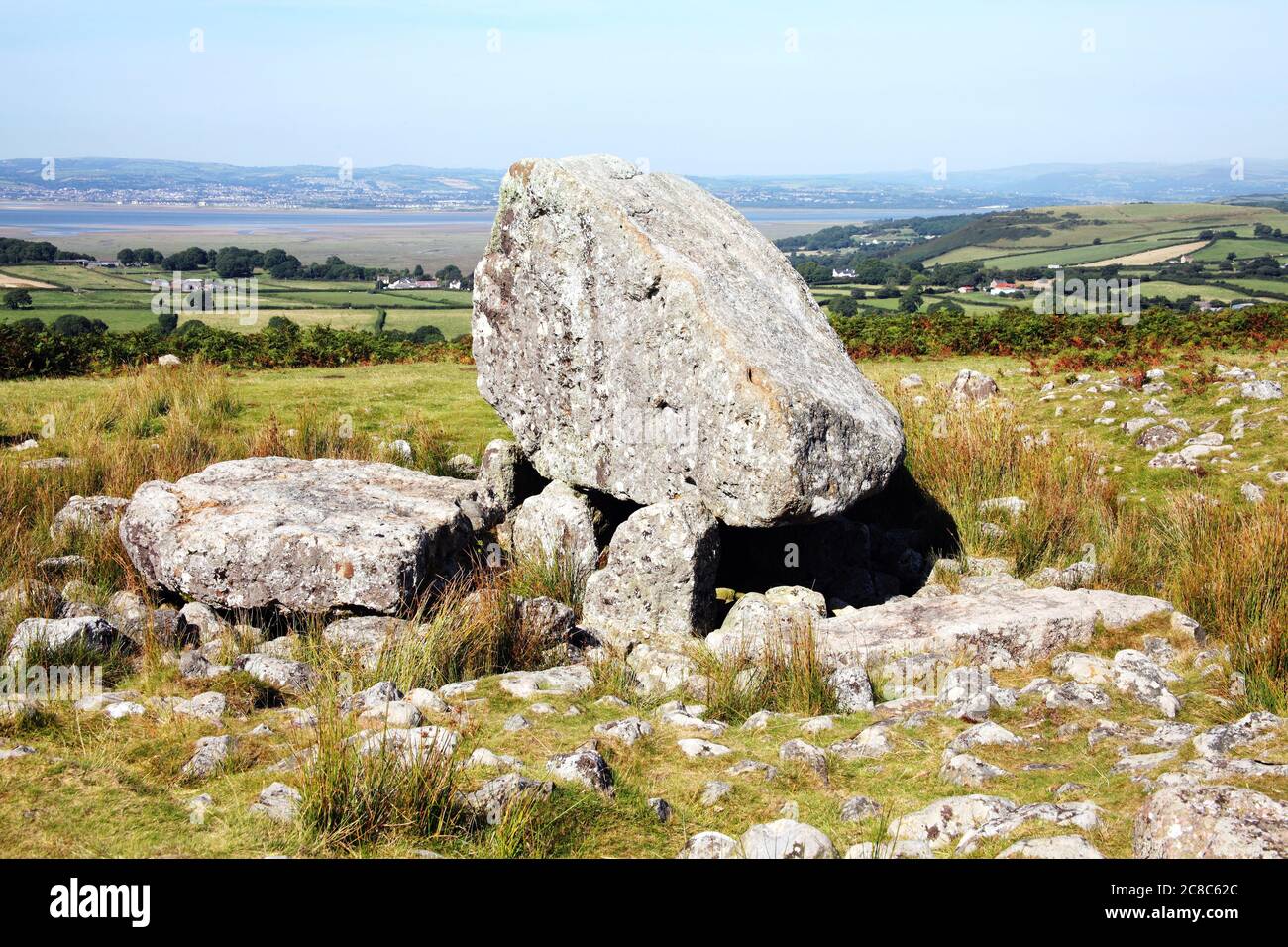Arthur's Stone on the Gower Wales UK a Neolithic burial chamber which ...