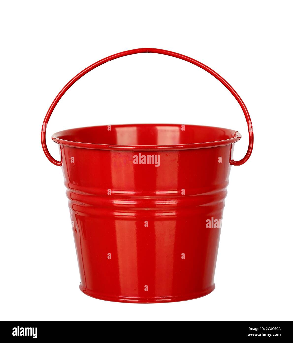 empty bucket isolated on white Stock Photo - Alamy