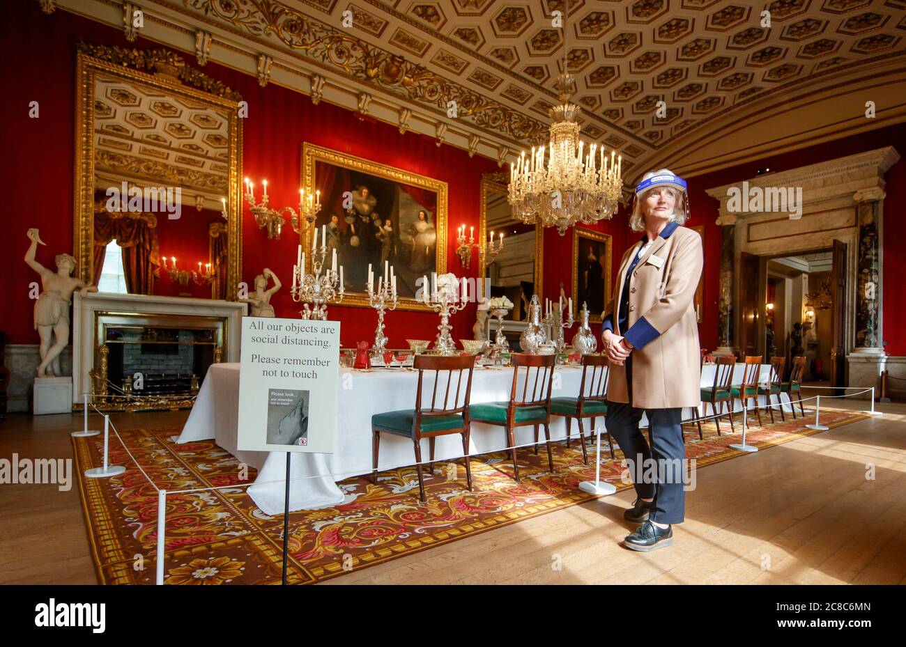 Visitor welcome supervisor lizzie ross makes final preparations ...