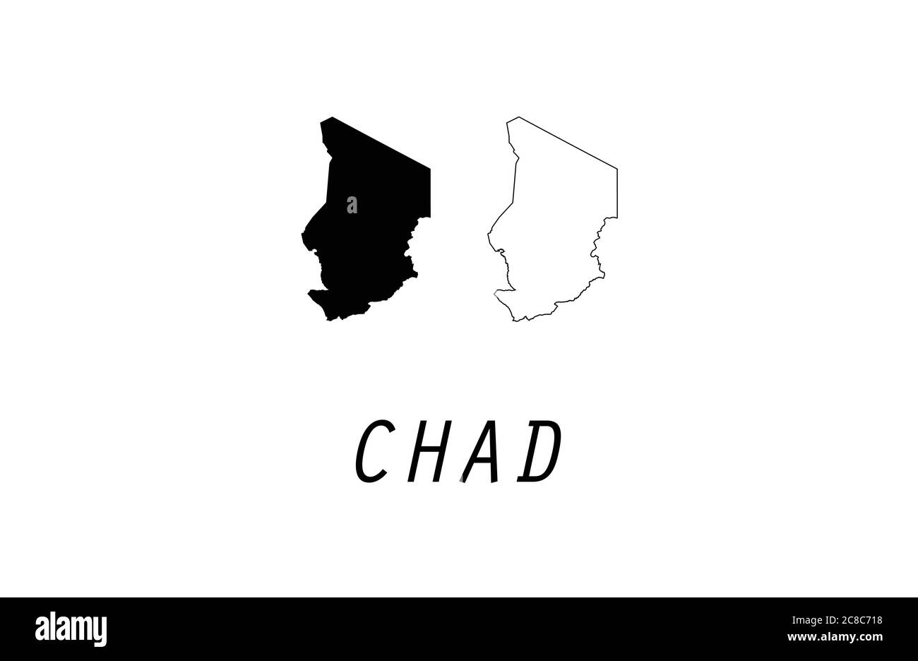 Chad map outline vector illustration Stock Vector Image & Art - Alamy Chad map outline vector illustration Stock Vector Image & Art - Alamy