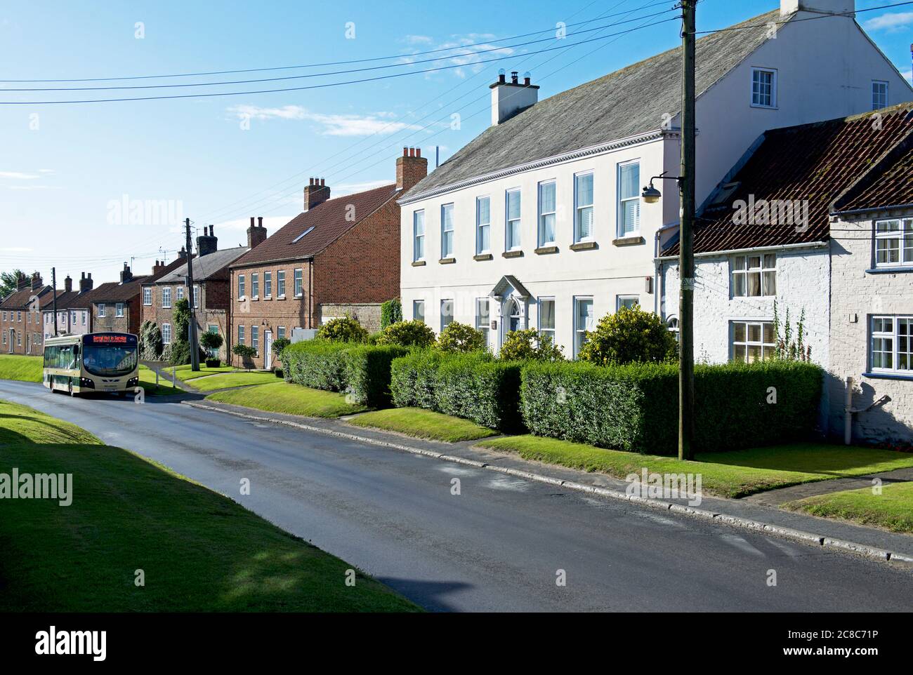 Single-decker bud in the village of Stillington, North Yorkshire ...