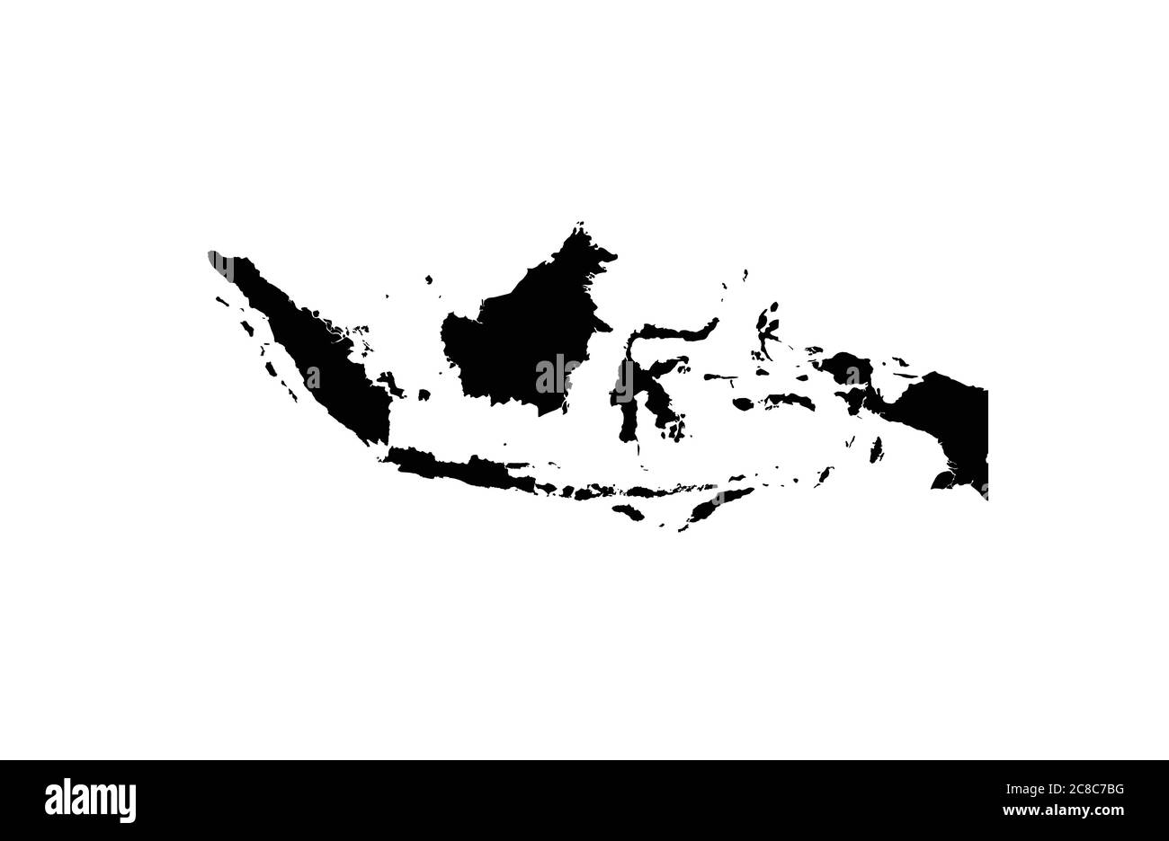 World map republic indonesia Cut Out Stock Images & Pictures - Alamy