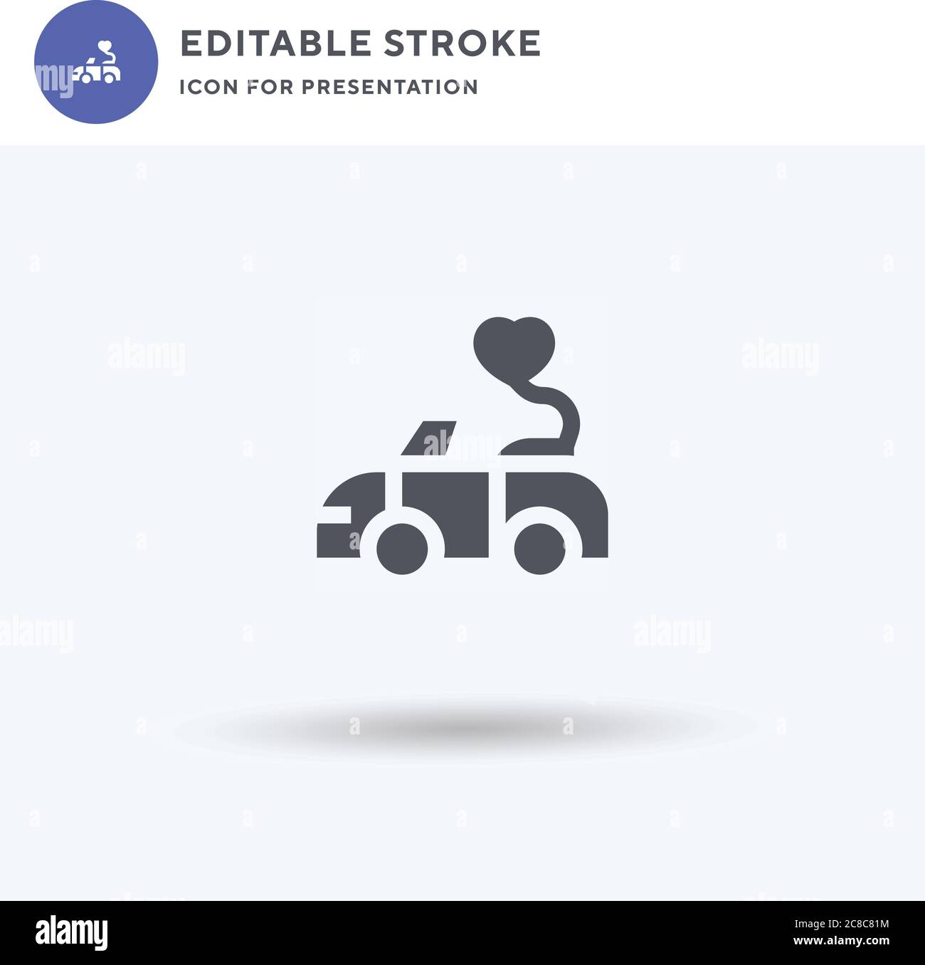 Newlyweds icon vector, filled flat sign, solid pictogram isolated on ...