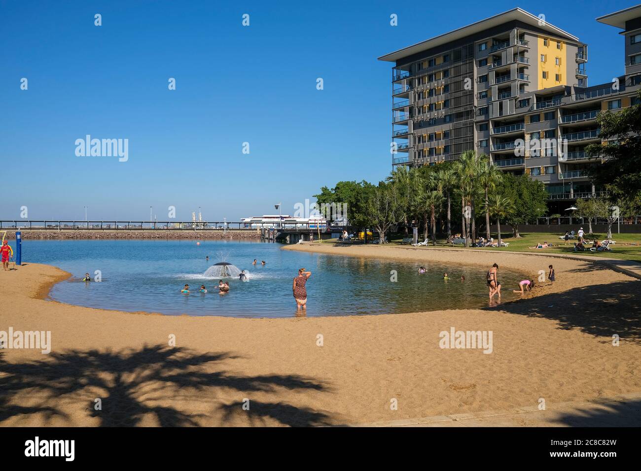 Darwin’s only manmade beach lagoon, The Recreation Lagoon, at the ...