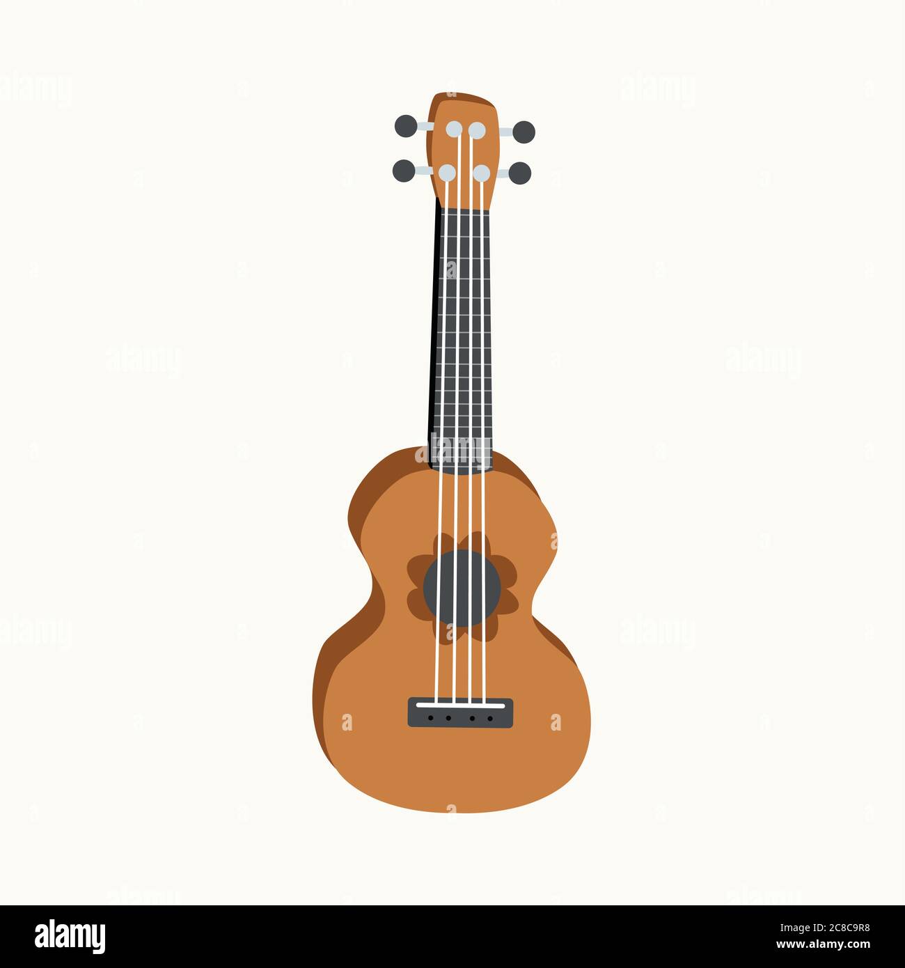 Flat ukulele Stock Vector Images - Alamy
