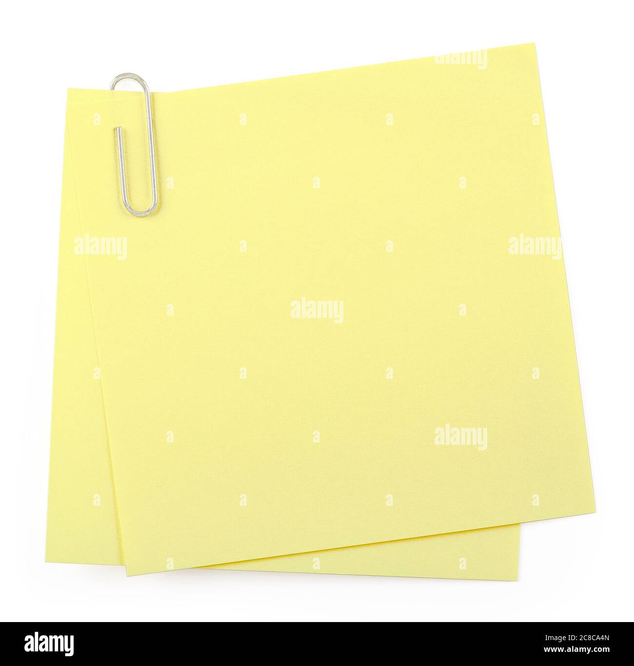 Paper notes clips on Cut Out Stock Images & Pictures - Alamy