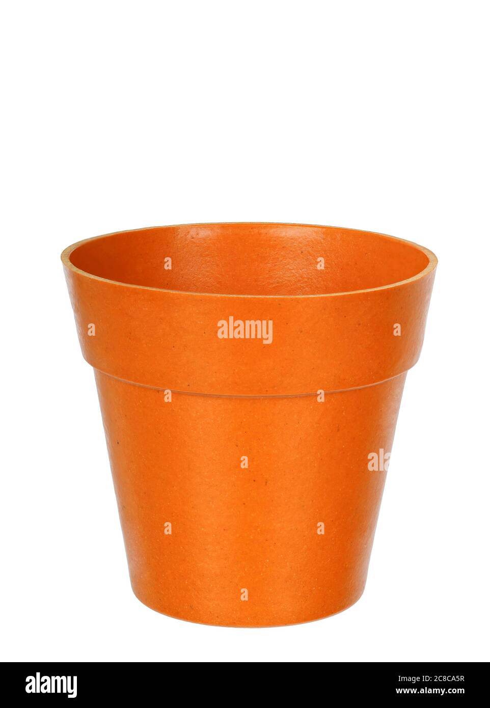 empty flower pot isolated on white Stock Photo - Alamy