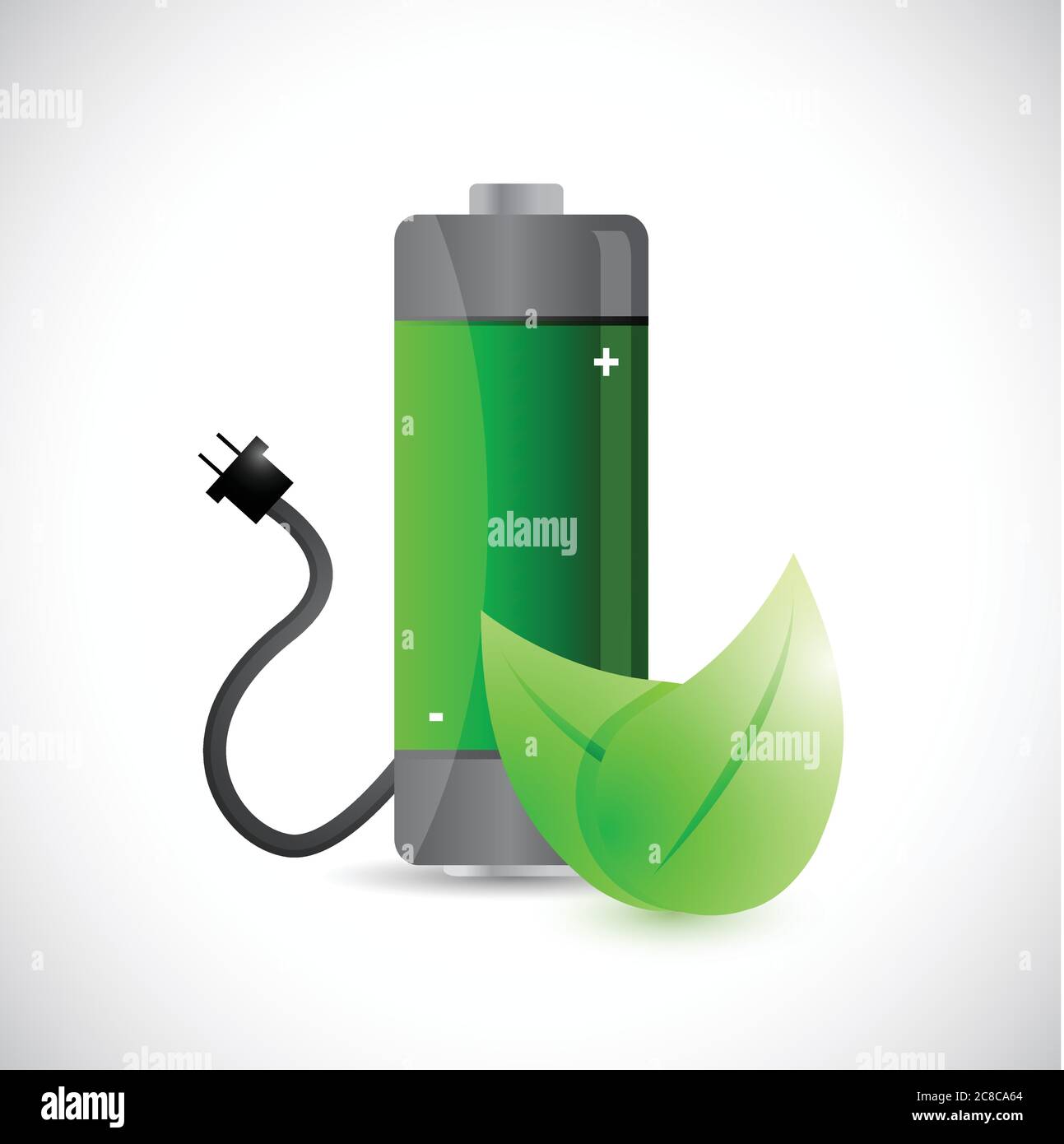 Renewal energy concept illustration design over a white background ...