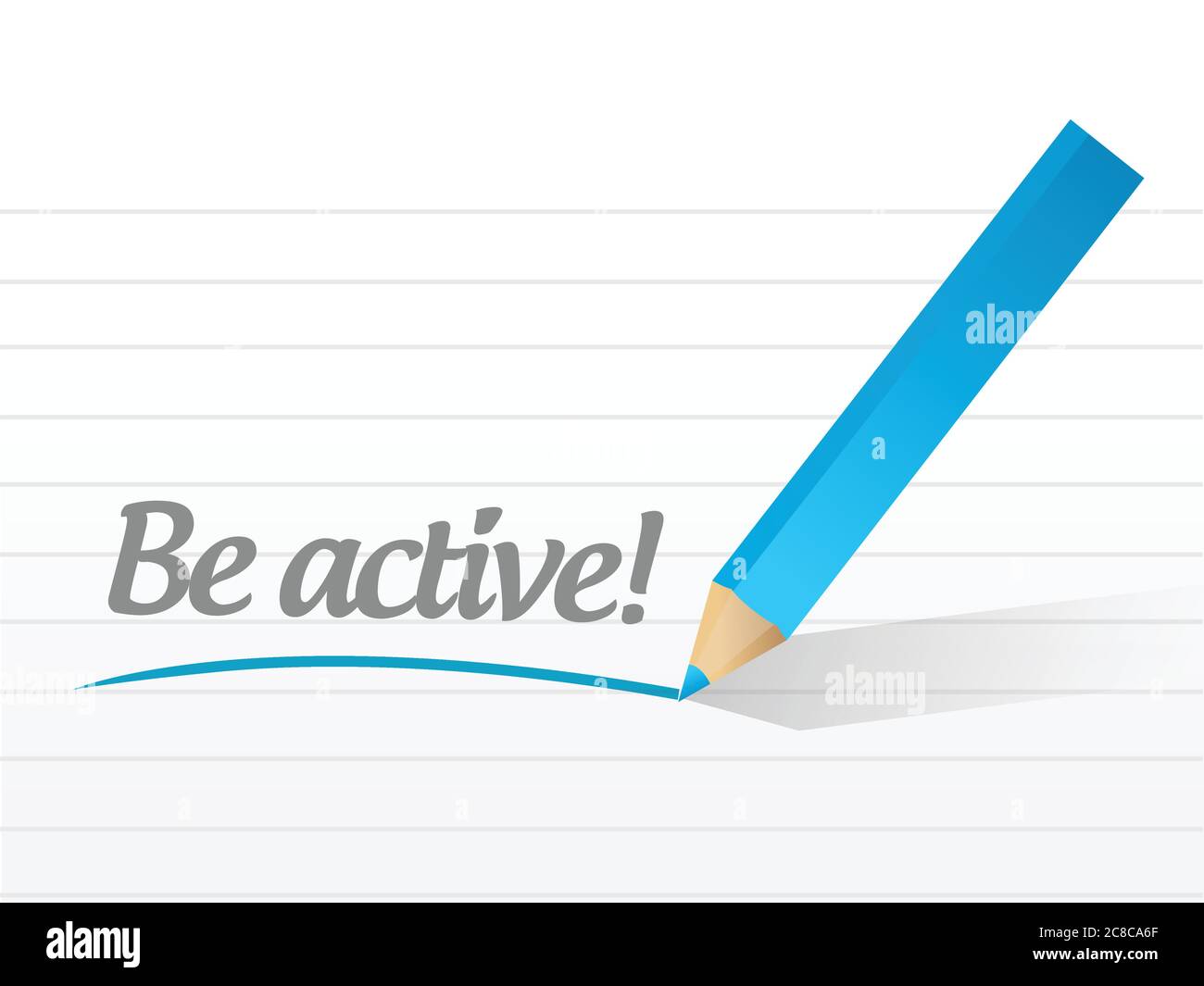 Pen on piece paper Stock Vector Images - Alamy