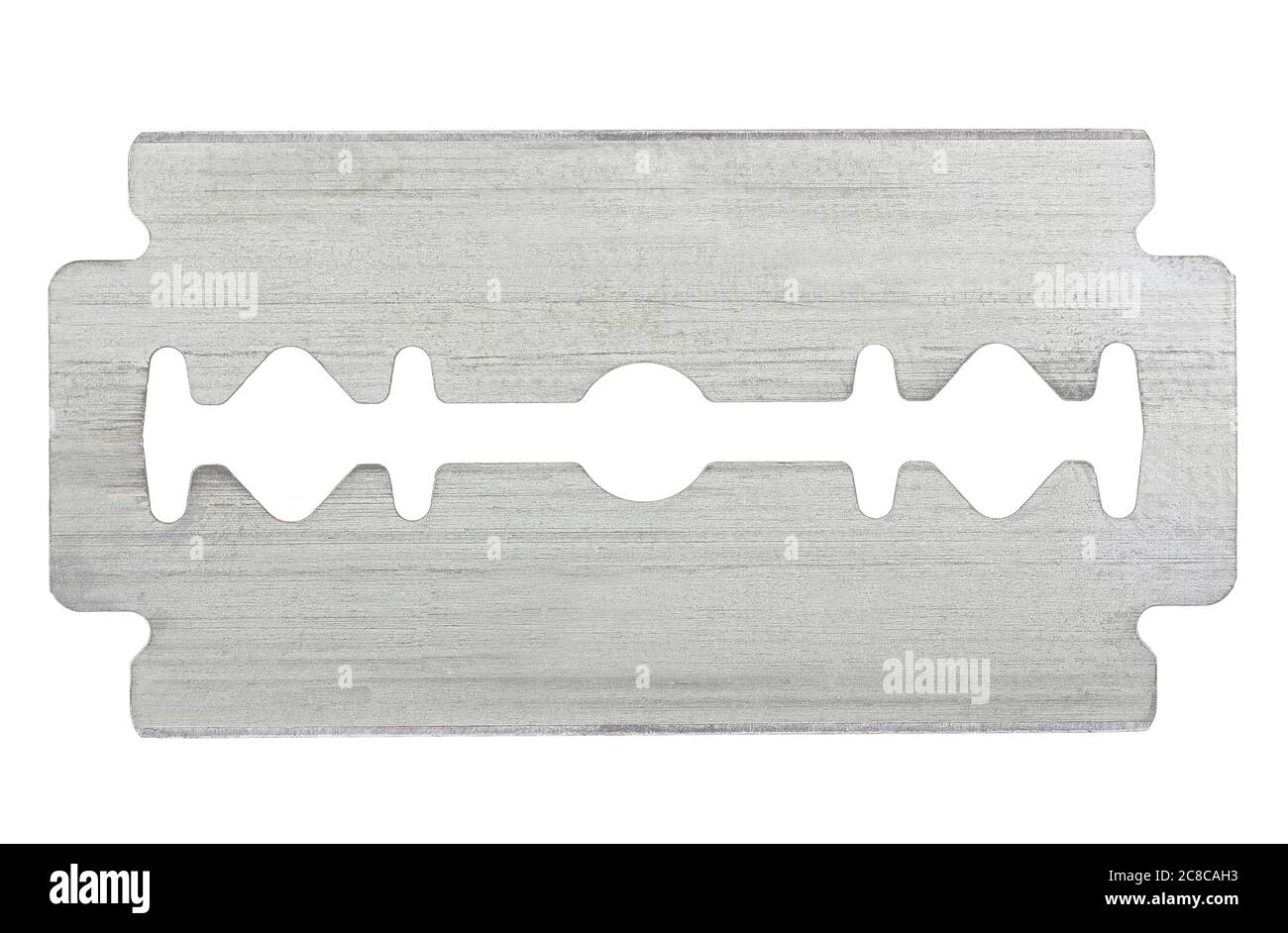 retro razor blade on white Stock Photo - Alamy