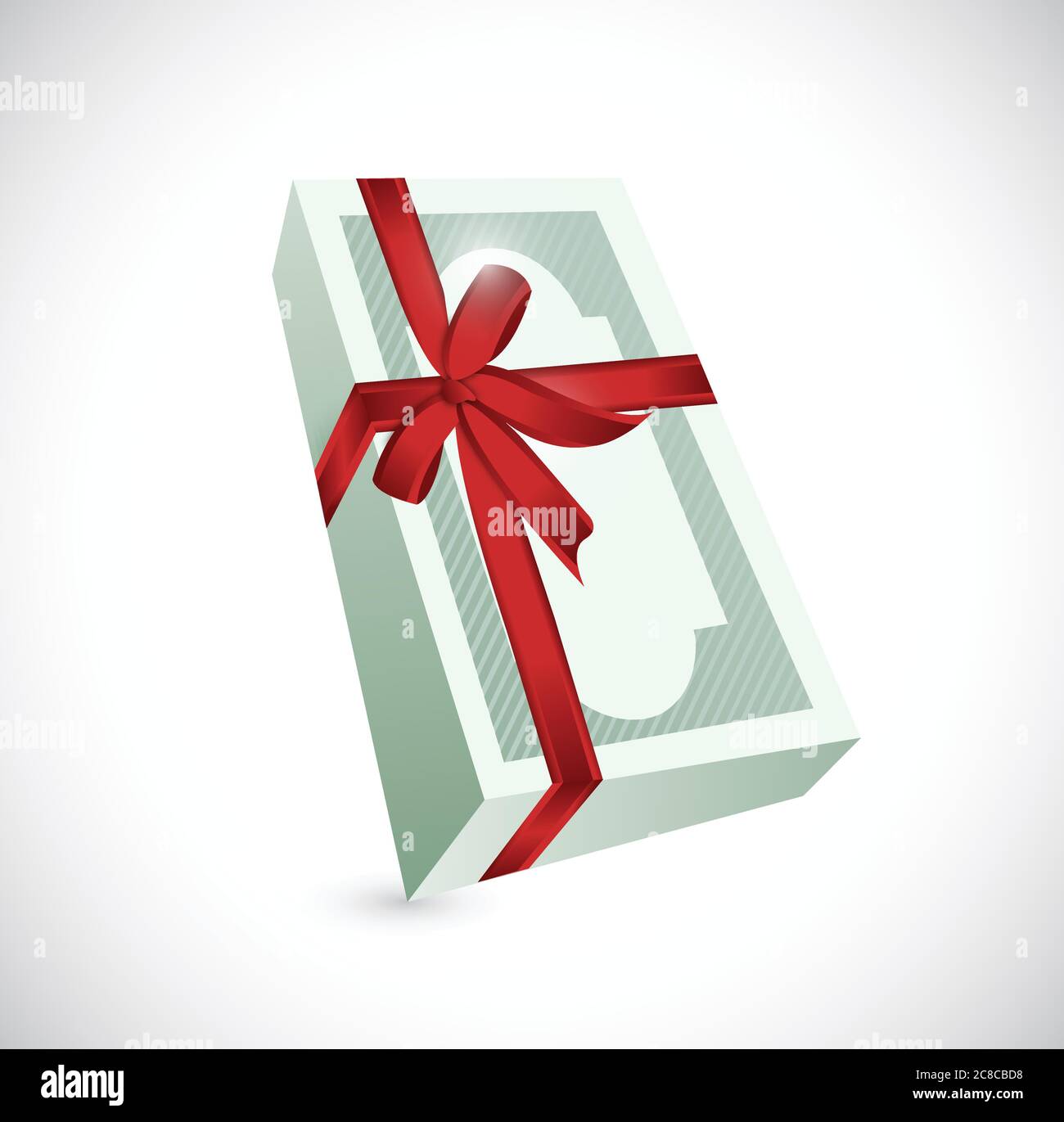 Money gift ribbon illustration design over a white background Stock ...