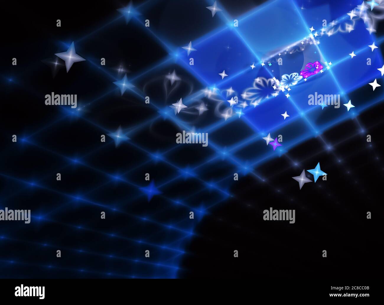 Technological textured background. Fractal graphics. Science and ...