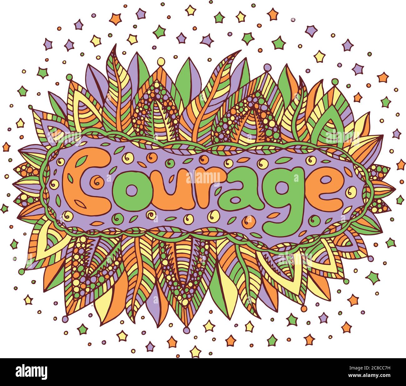 Color of courage Cut Out Stock Images & Pictures - Alamy