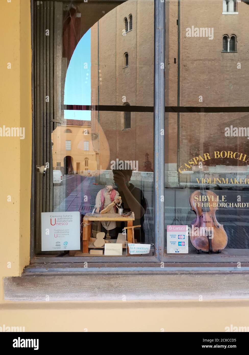 Cremona panorama cathedral bell hi-res stock photography and images - Alamy