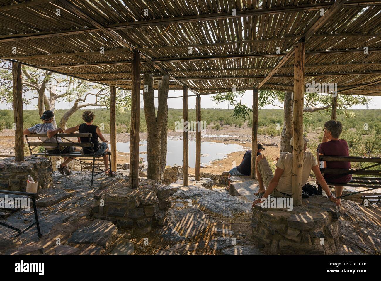 Halali campsite hi-res stock photography and images - Alamy