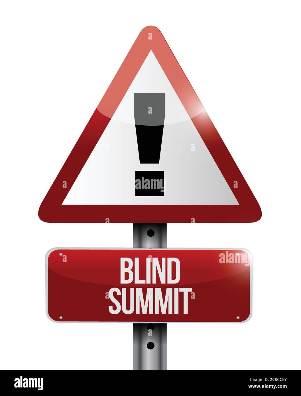 Summit warning sign Stock Vector Images - Alamy