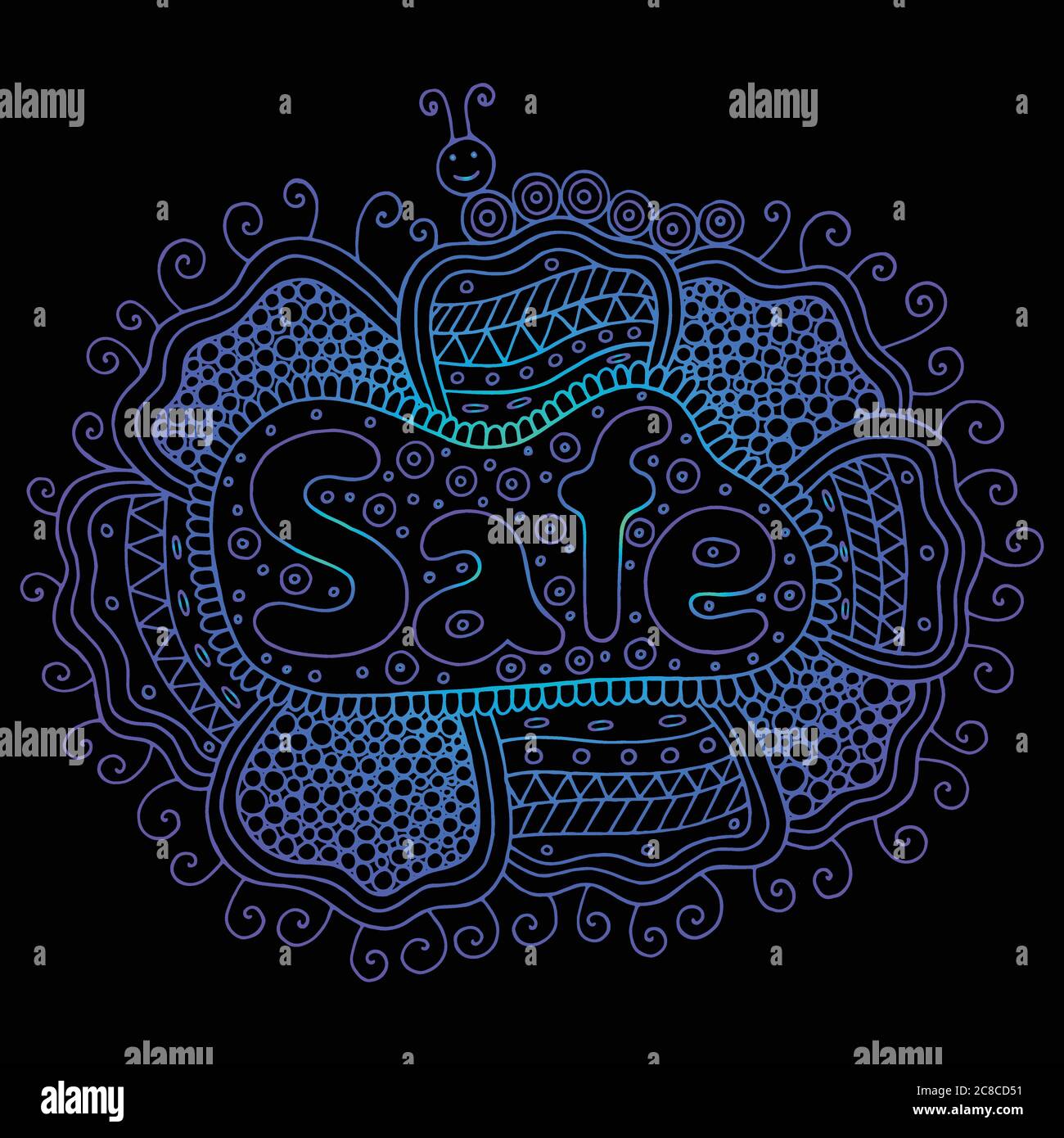 Safe coloring Stock Vector Images - Alamy