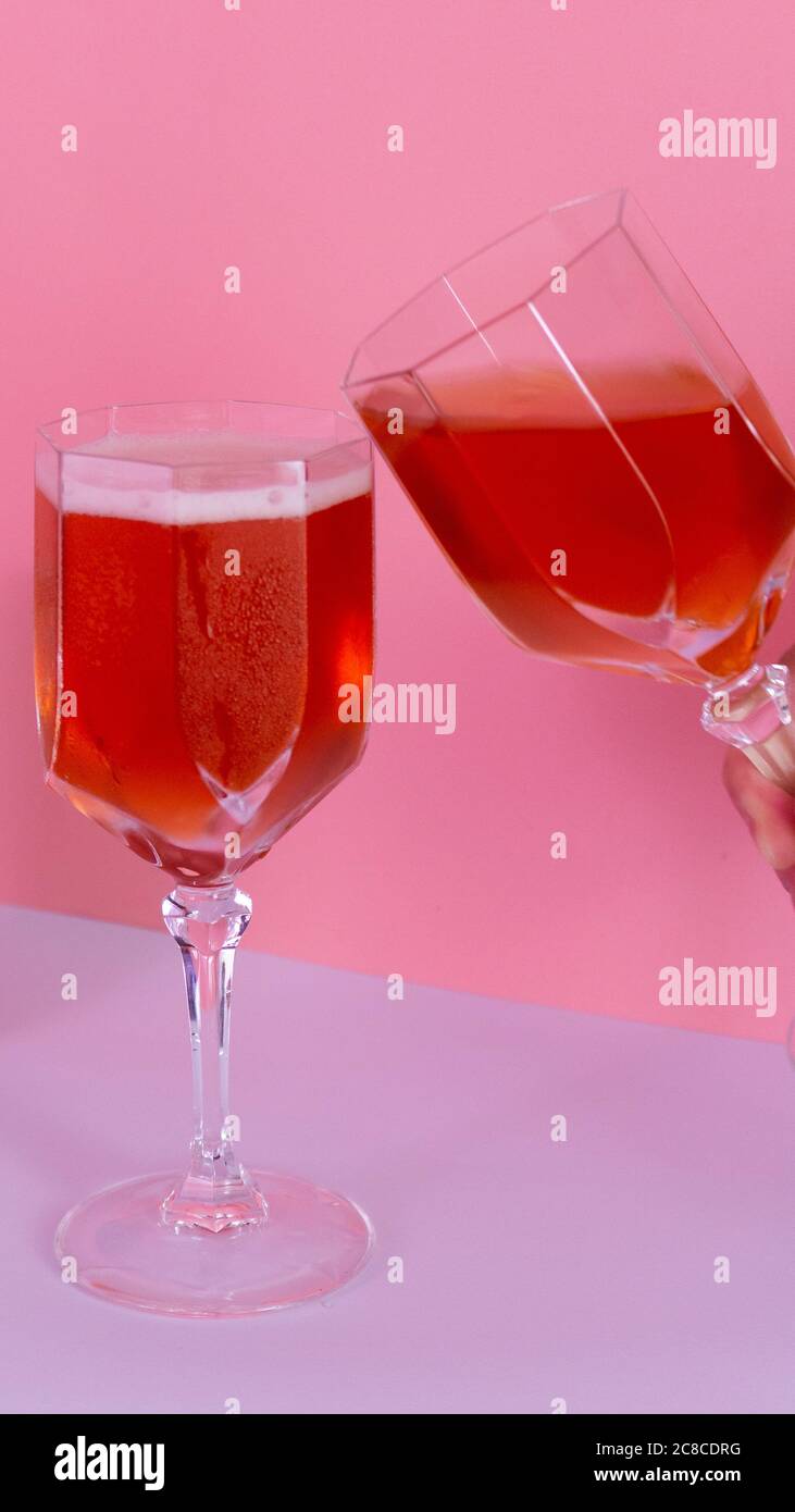 Rosé Brut IPA Beer Stock Photo - Alamy