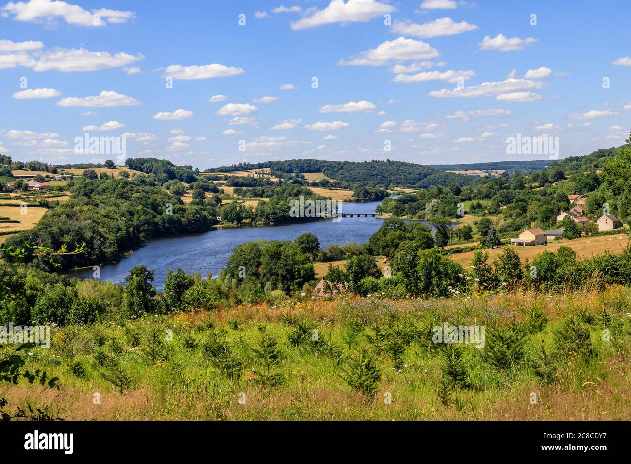 France, Yonne, Regional Natural Park of Morvan, Marigny l'Eglise, Lac ...
