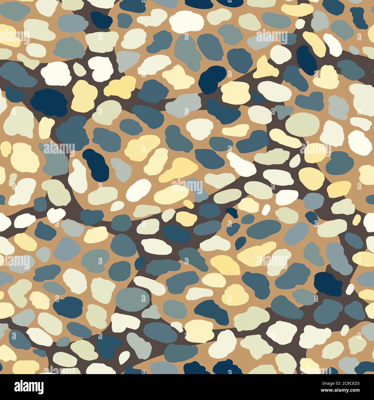 Round beach pebbles Stock Vector Images - Alamy