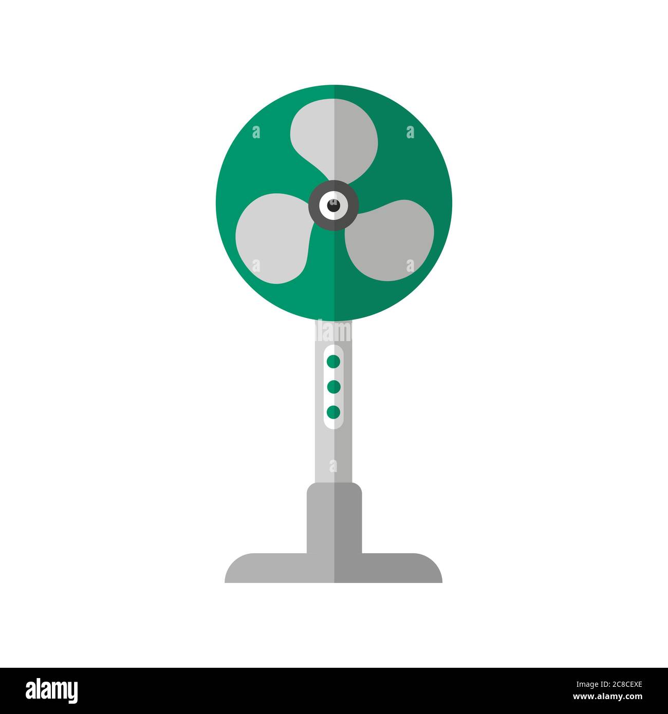 Climate electric fan for a comfortable microclimate in the house. Stock ...