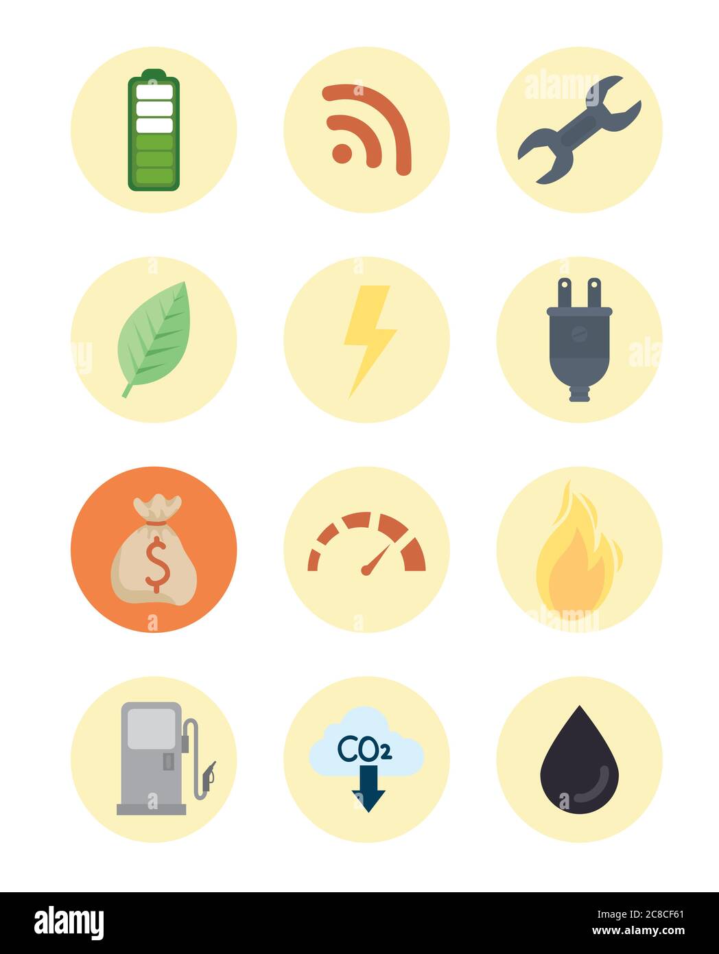 Sustainable alternatives Stock Vector Images - Alamy