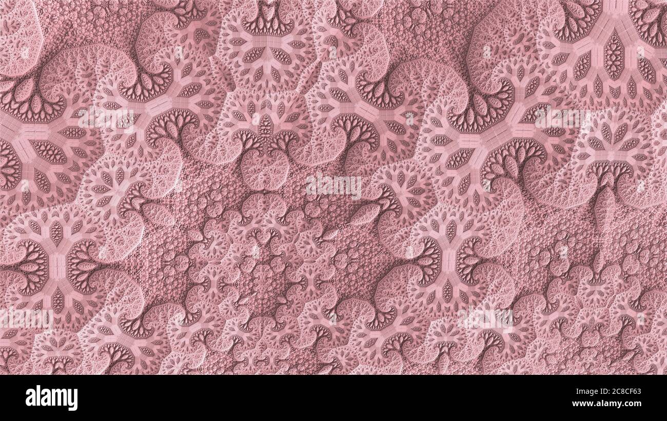 A relief background of recursive 3D fractal pattern. (3D Rendering ...