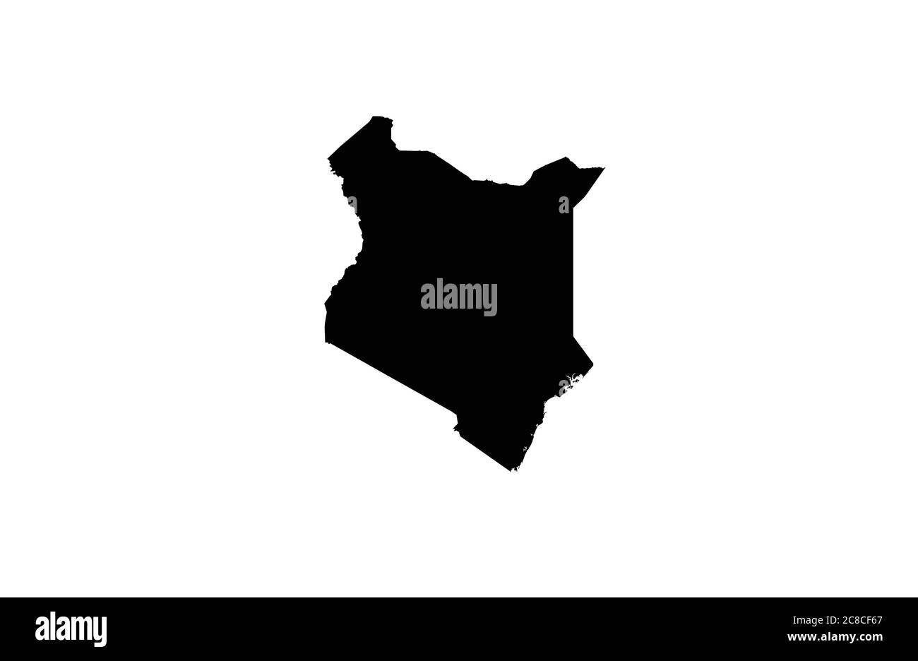 Kenya map kenyan country Stock Vector Images - Alamy