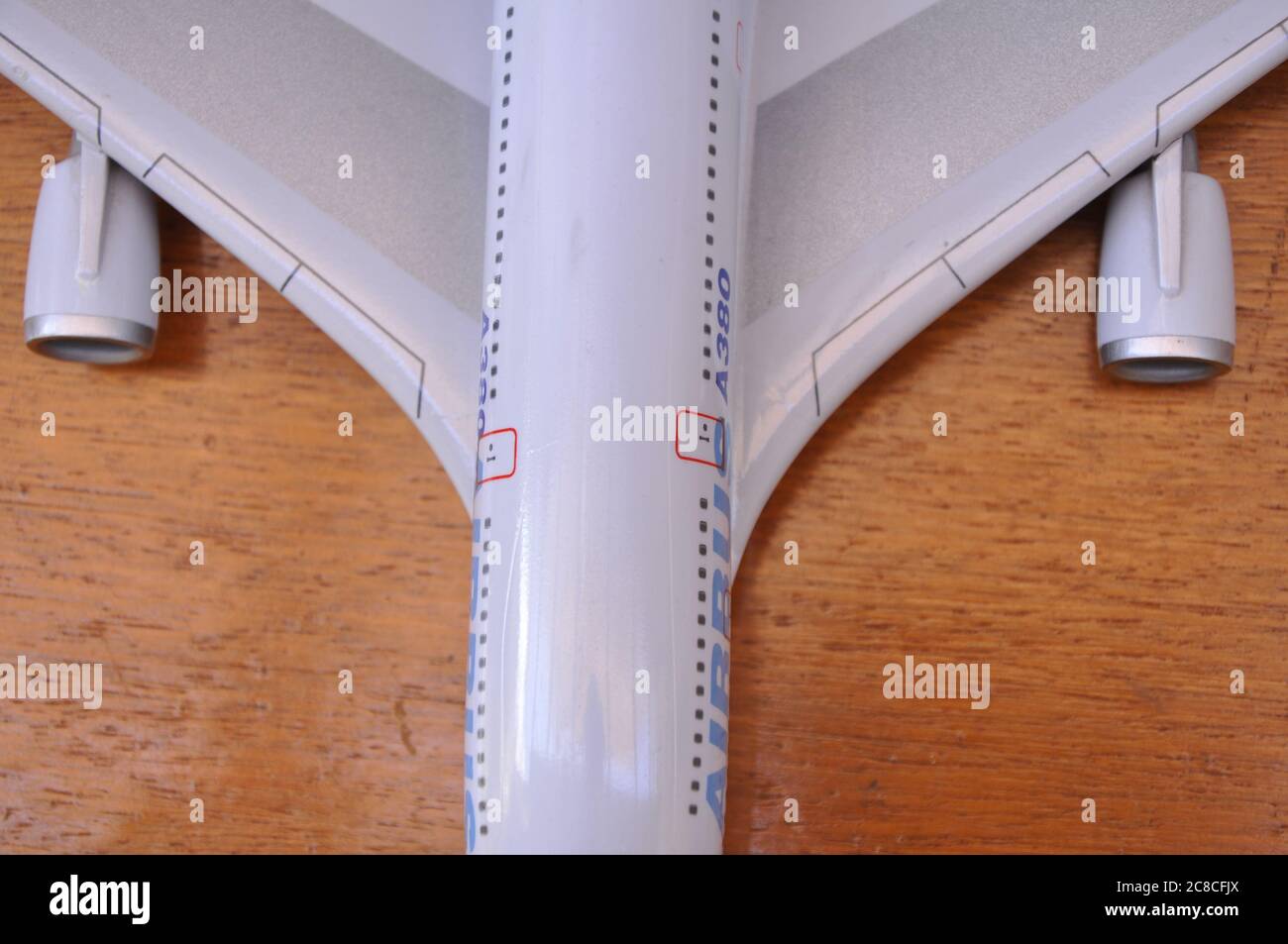 Fuselage of an aircraft, jet, with wing parts, turbines, windows ...