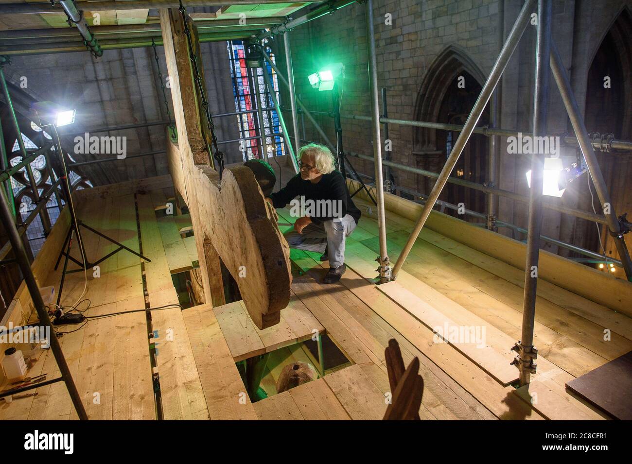 Medieval rood crucifixion hi-res stock photography and images - Alamy