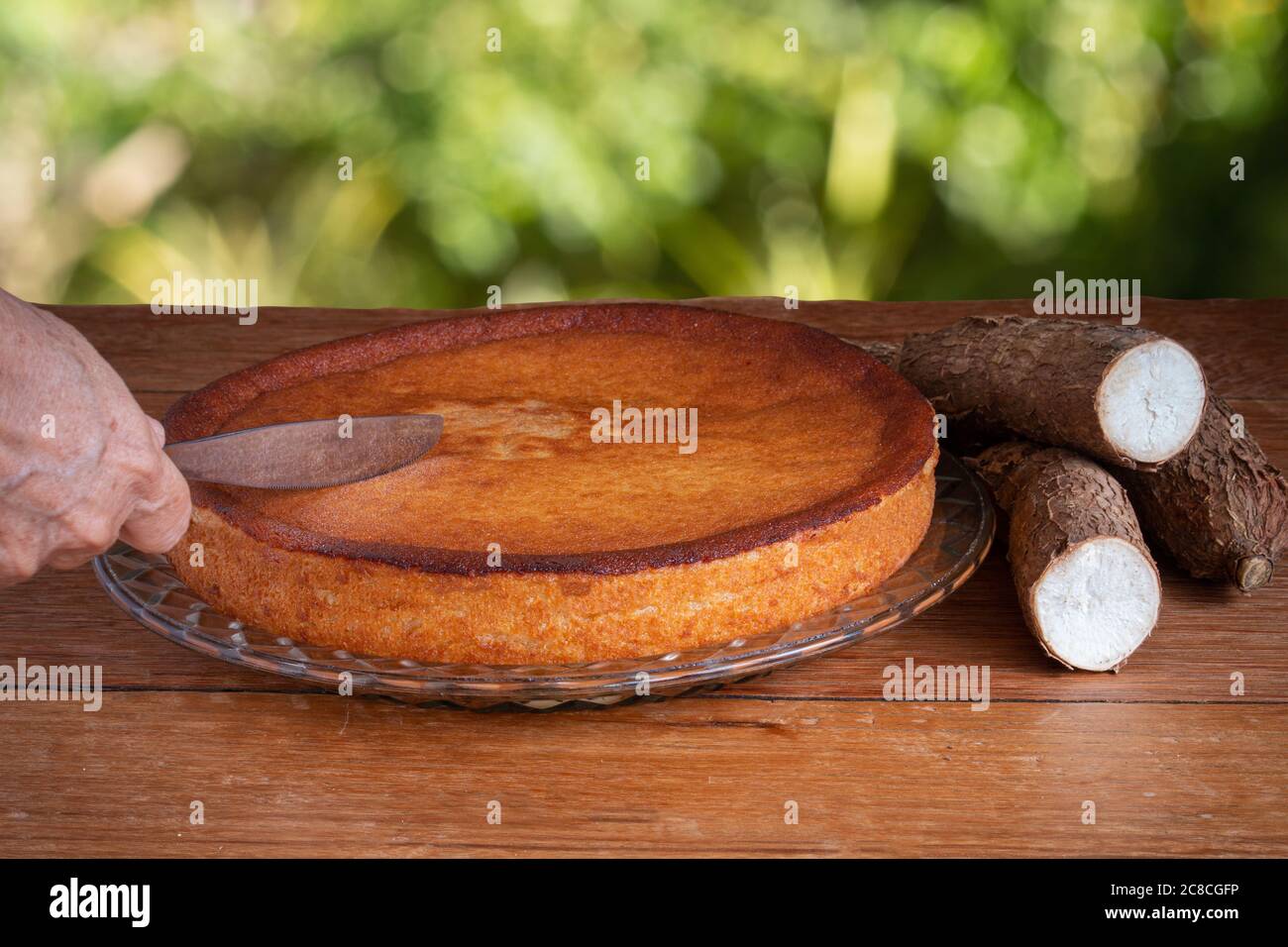 Cassava cake hi-res stock photography and images - Alamy