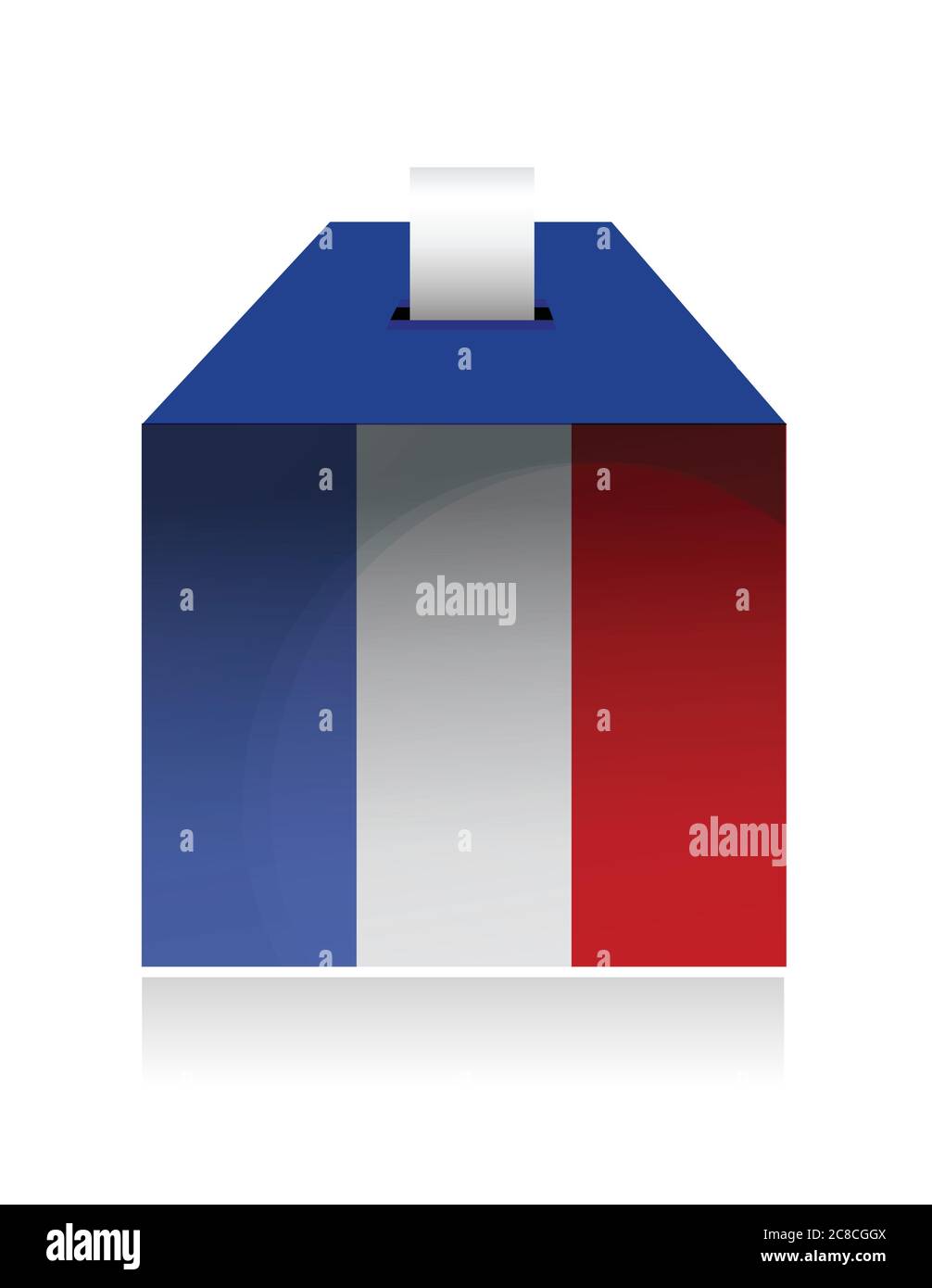 Vote in france. illustration design over a white background Stock ...