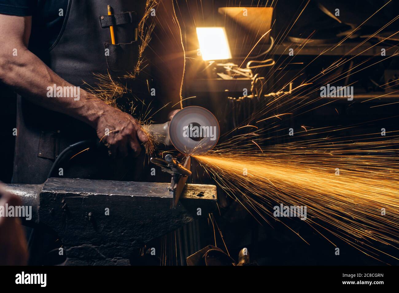 Throwing sparks hi-res stock photography and images - Alamy